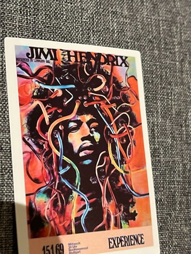 SINGER MUSIC SMALL BAND STICKER STICKERS Jimi Hendrix experience 🛒🛒 ...