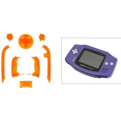 Nintendo GameBoy Advance Buttons Translucent Orange | eBay