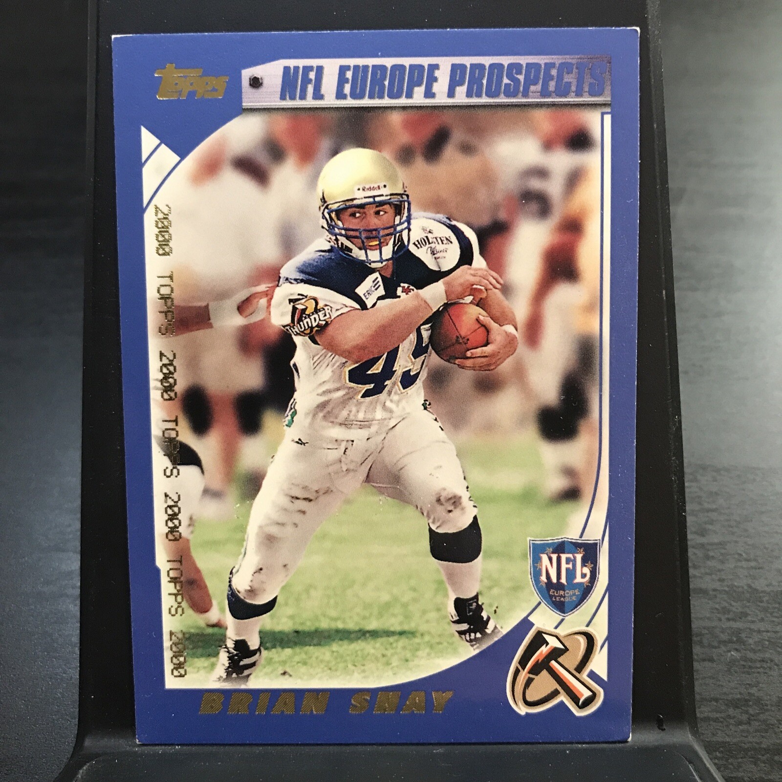 2000 Topps Football #341 Brian Shay Berlin Thunder Europe Prospects | eBay