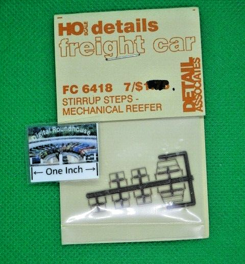 HO Scale Detail Associates 6418 Freight Car Stirrup Step Mechanical ...