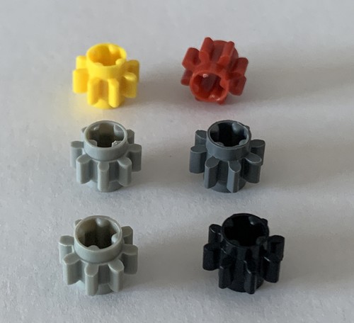 Lego Part 10928 (2pcs) Technic, Gear 8 Tooth with Dual Face Pick Colors ...