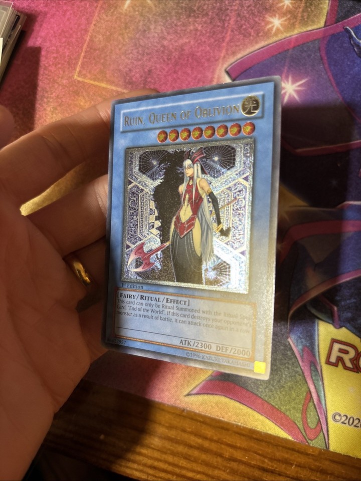 (EY) Yu-Gi-Oh Ruin, Queen of Oblivion SOI-EN034 - Ultimate Rare 1st ...