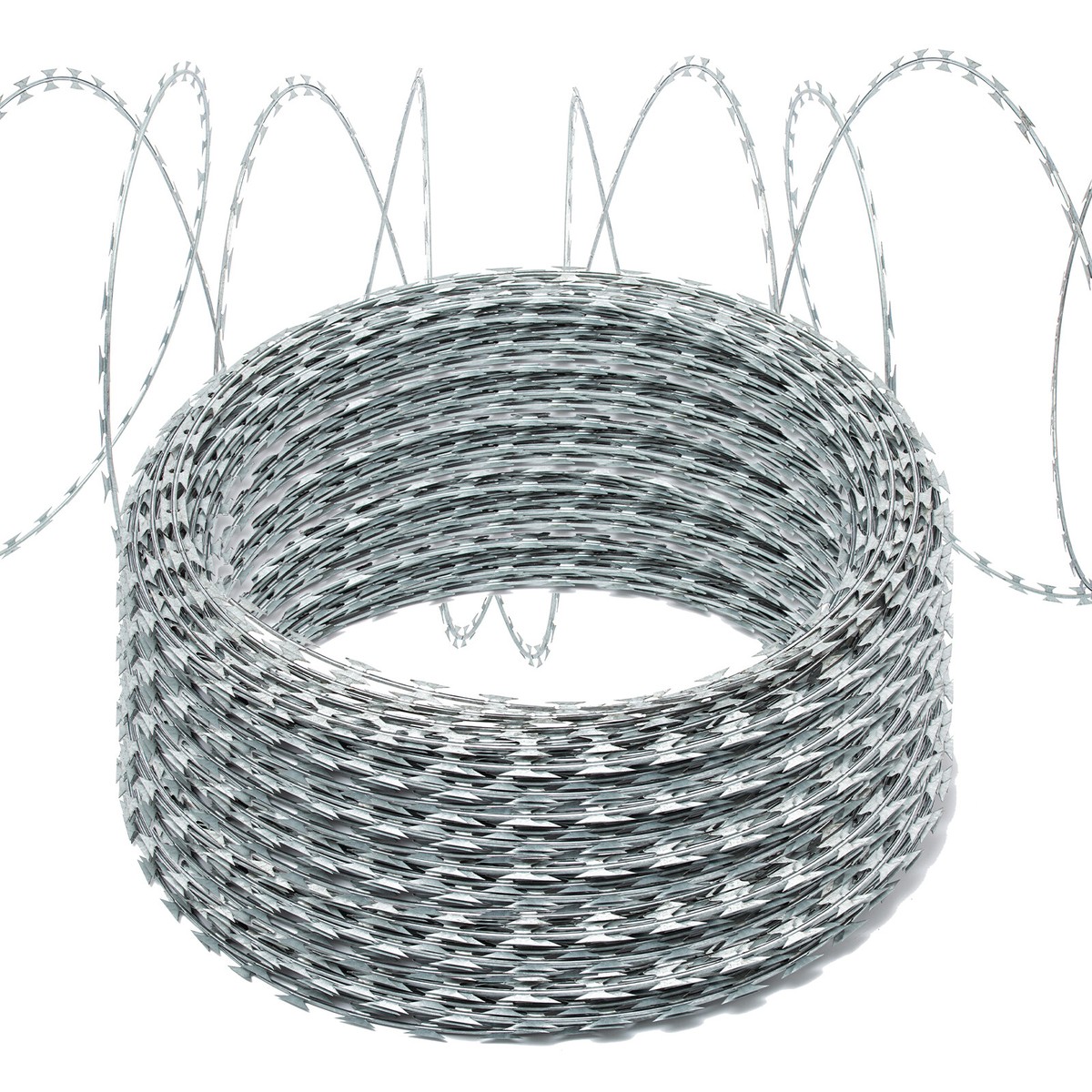 Bad Install Barbed Wire Fence TECSPACE New 250Ft Length 5 Roll Razor