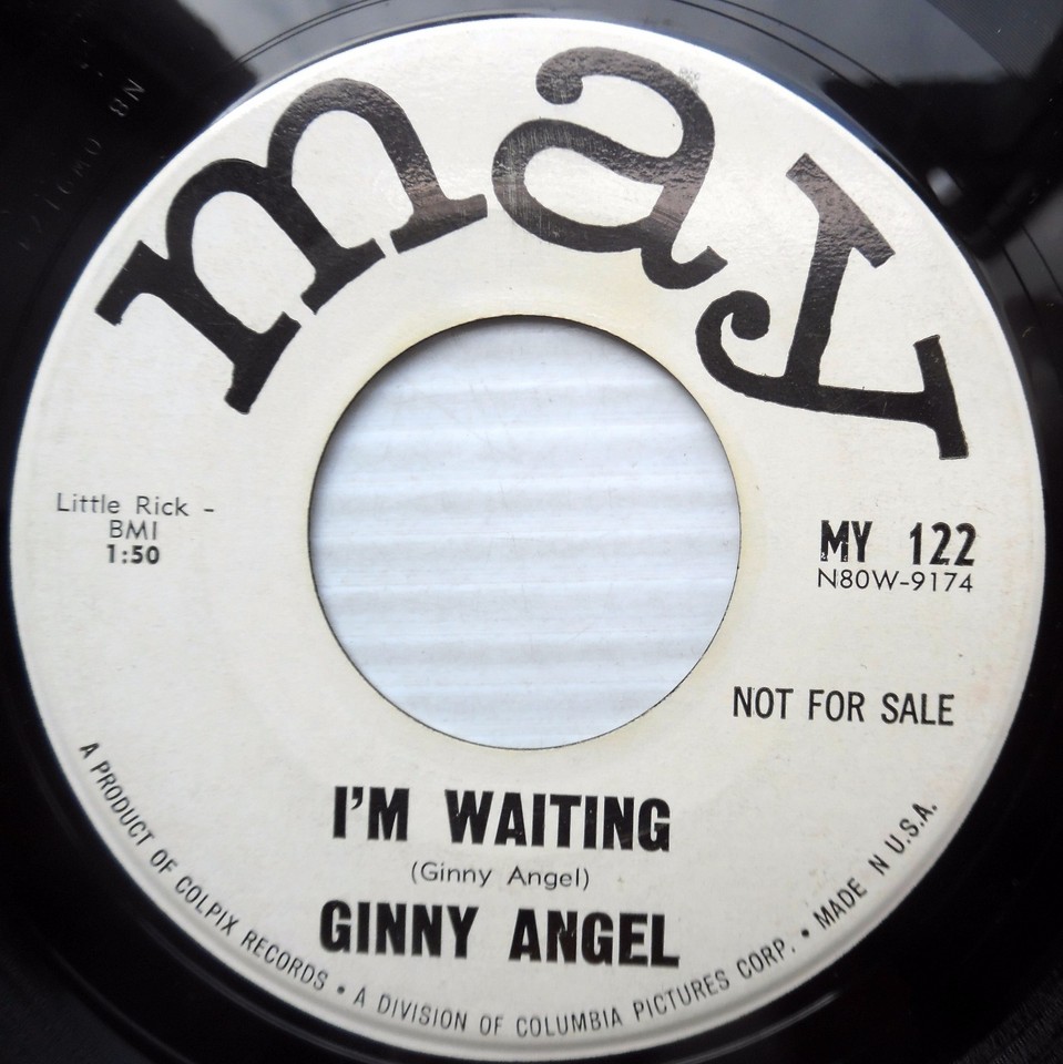 GINNY ANGEL teen soul pop promo MAY 45 FOREVER GOODBYE LOVE / I'M ...