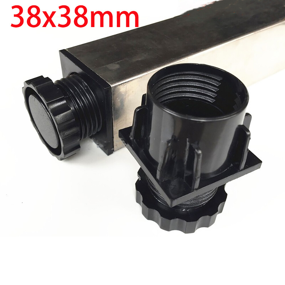 Adjustable Table Feet Levelling Height Tube Cover End Cap Plug Inserts ...