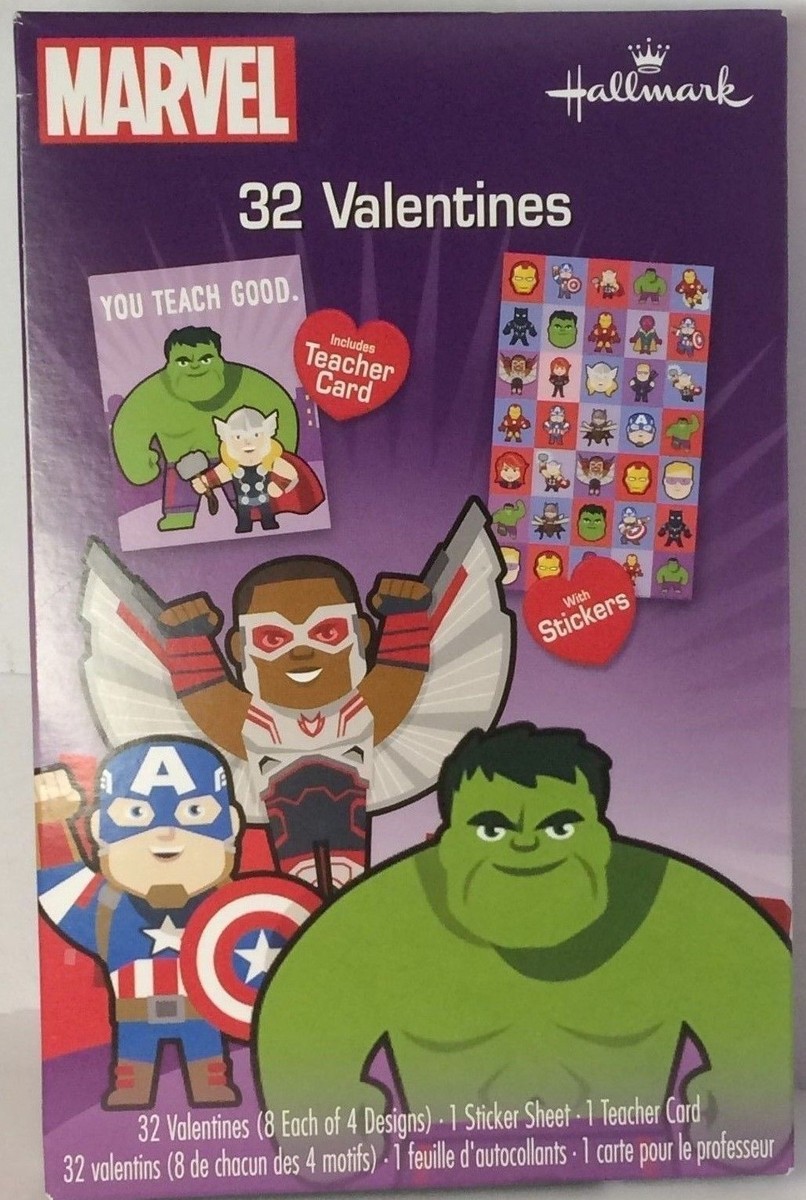 Printable Valentine Cards Super Hero Marvel 32 Valentines Day Cards