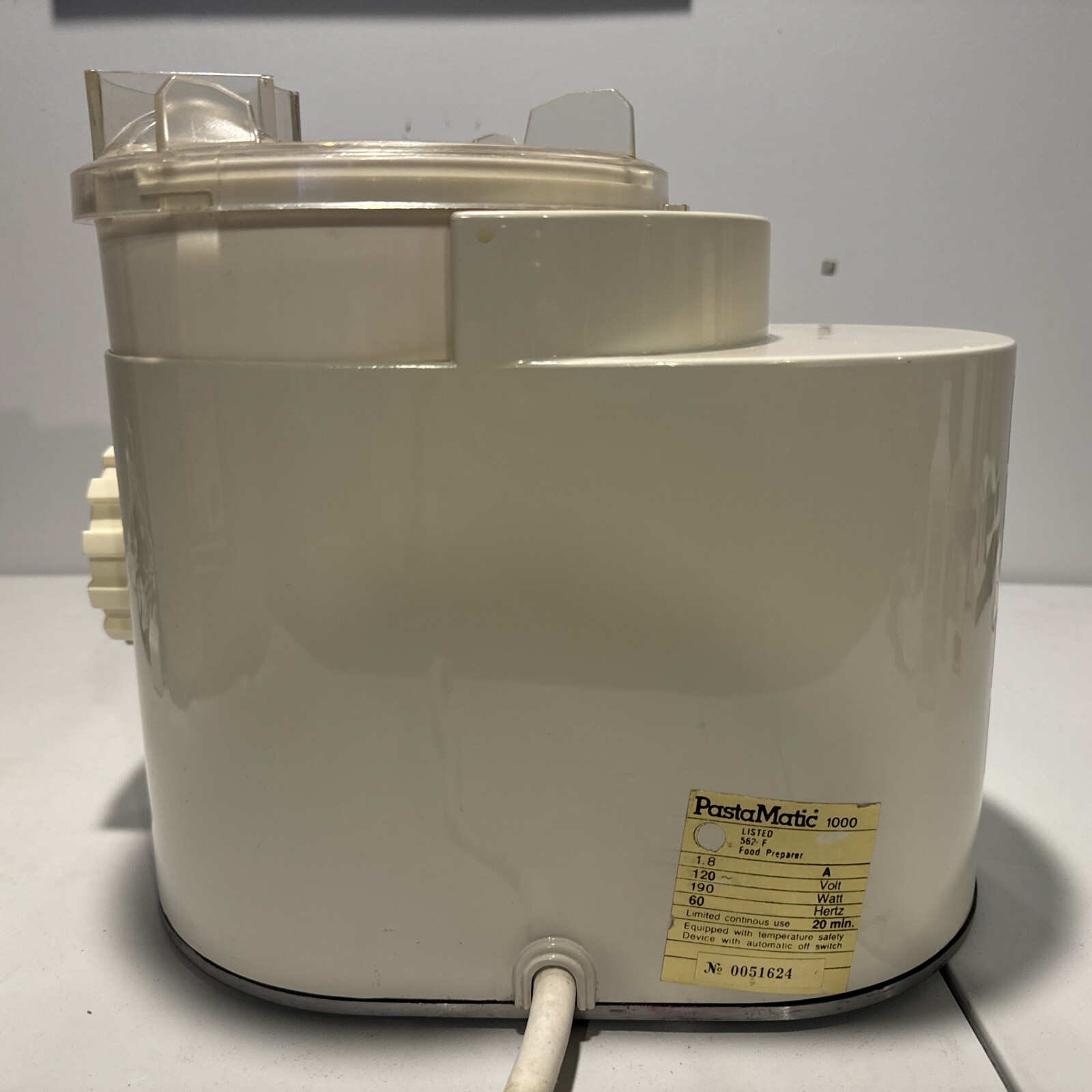 Simac PASTAMATIC 1000 Pasta Maker Machine - Made in Italy for sale ...