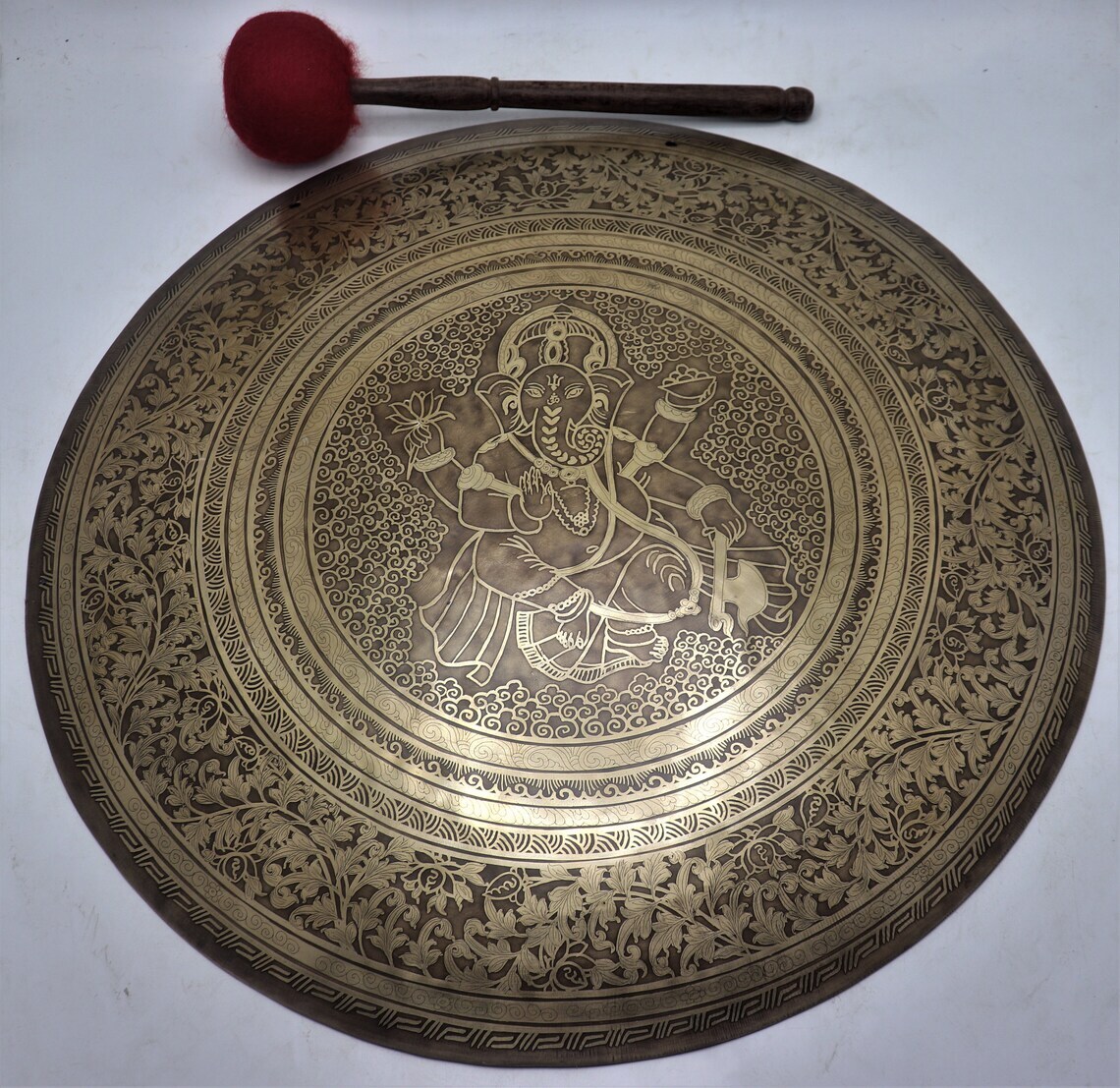 🌟 Ganesha Craft Handmade Tibetan Gong -Available in 7 Different Sizes 🌟 ...