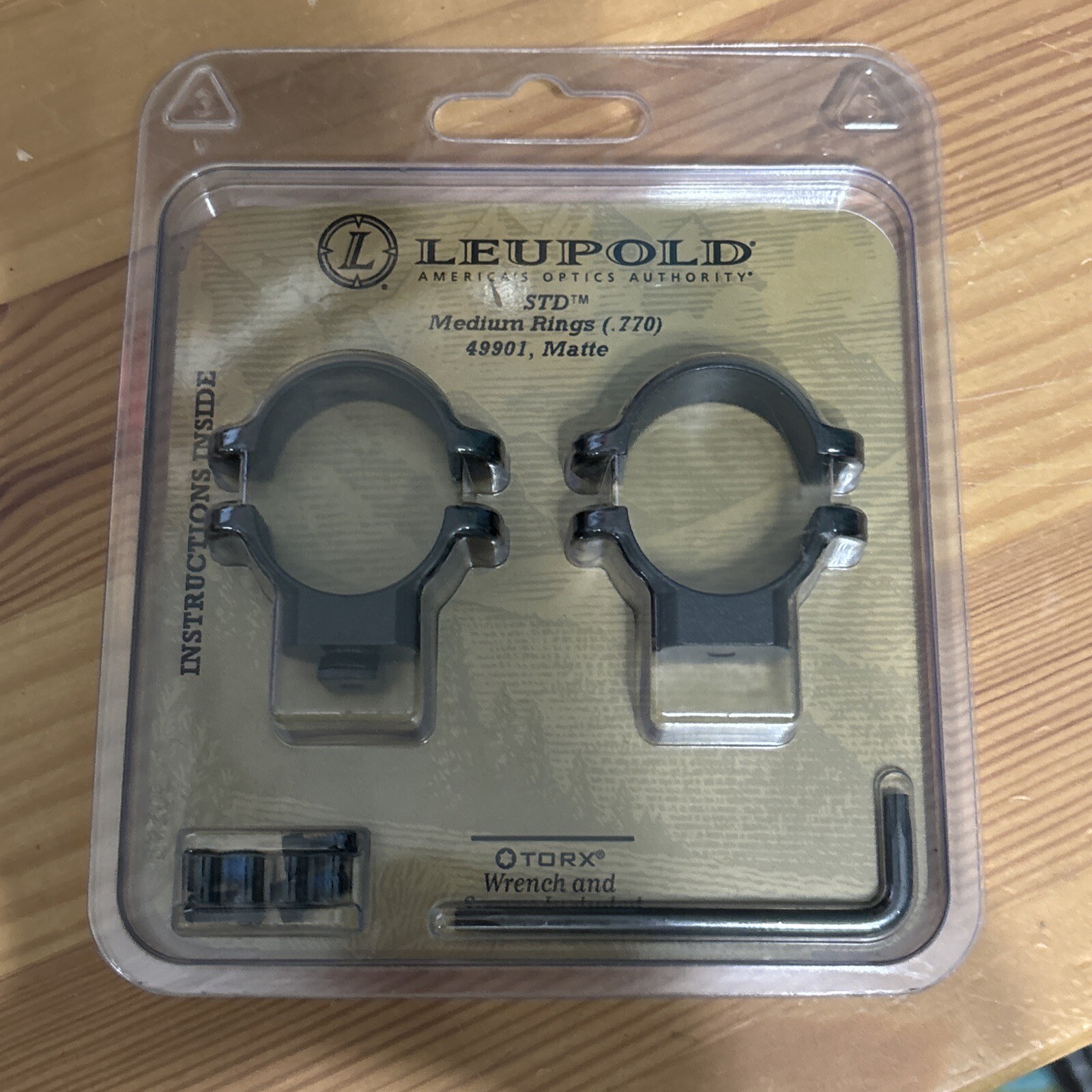Leupold 49901 Matte Scope Rings - Black 33172361969 | eBay