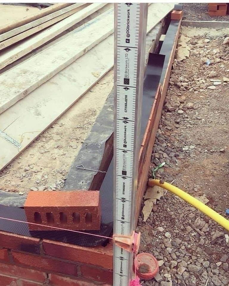 Bricklayers Aluminium building profiles Brick profiles 50x50 @2m QTY:2 ...