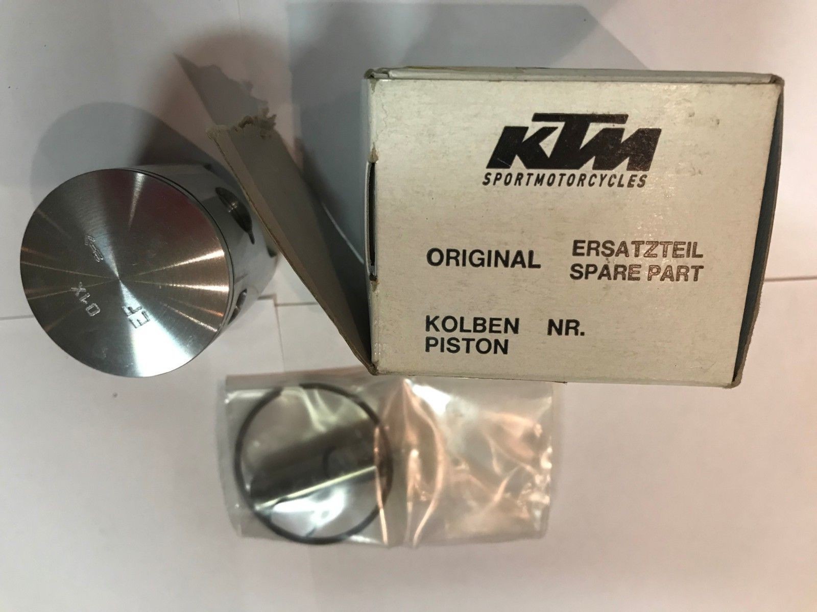 KTM OEM COMPLETE PISTON KIT "E/F" 45mm '98 -'08 65SX #4630007500 | eBay