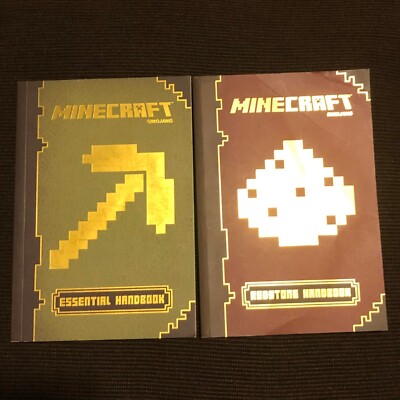 Minecraft Handbook Set of 2 Mojang Construction + Combat Hardback ...