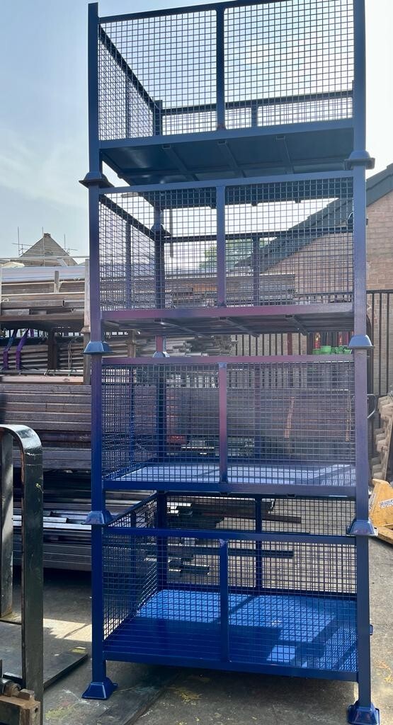 1.2M x 900 x 600 Steel Cage Stillage, metal post pallet, HD (UK)£355 ...