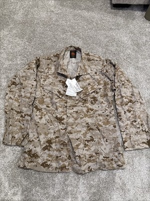 USMC Marine Corps Desert MARPAT Medium Regular Blouse New | eBay