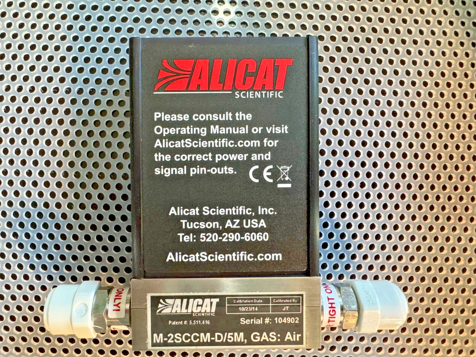 ALICAT Scientific M-2SCCM-D/5M, GAS: Air - New Open Box | eBay