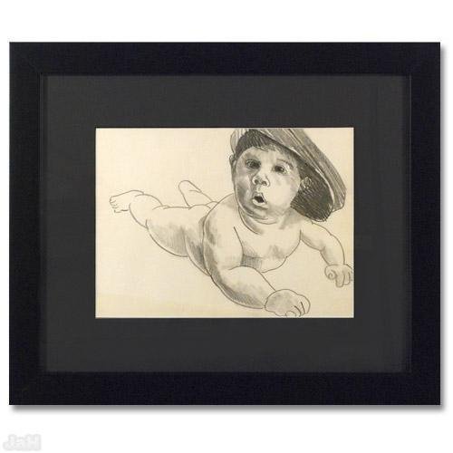 ORIGINAL Pencil Drawing Charles Lynn Bragg "Baby Cool" Framed | eBay