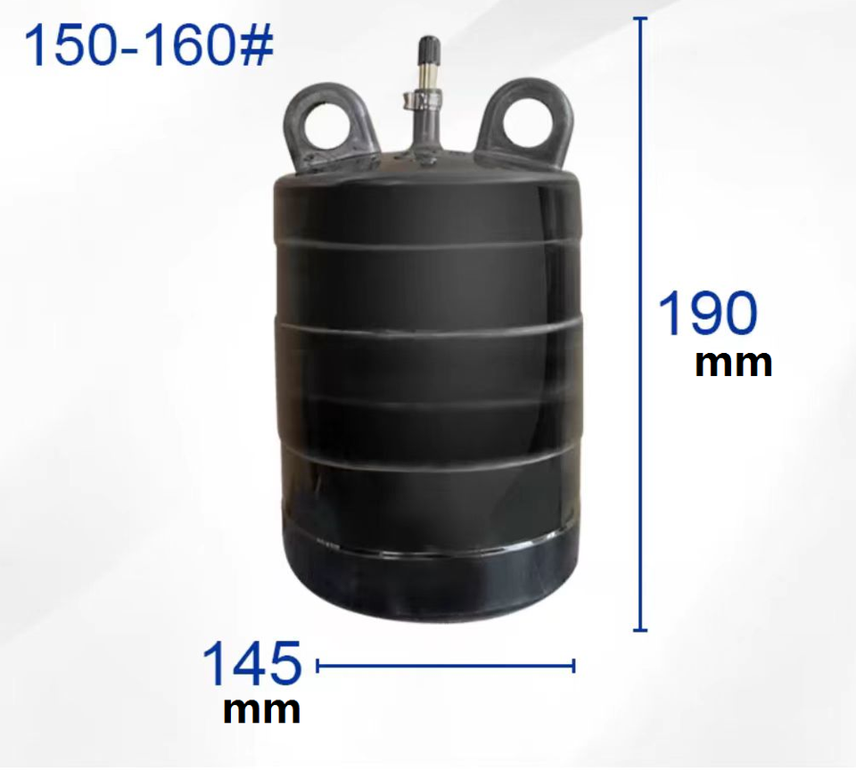 50-600mm Pipe Natural Rubber Drain Air Bag Inflatable Bung Stop Plug ...