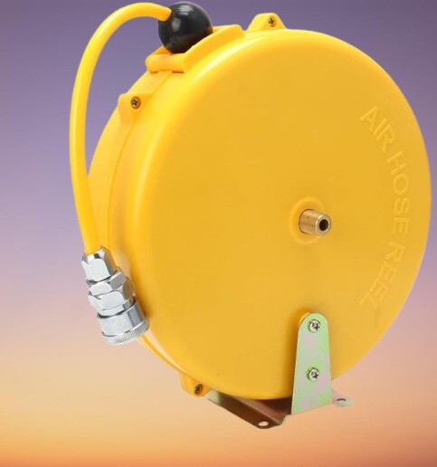 Mini Air Hose Reel High Quality,lightweight, With 1/4in. X 26ft. Poly ...