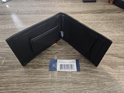 George Leather Zip Bi-fold Wallet with RFID Protection - New, Tag Is ...