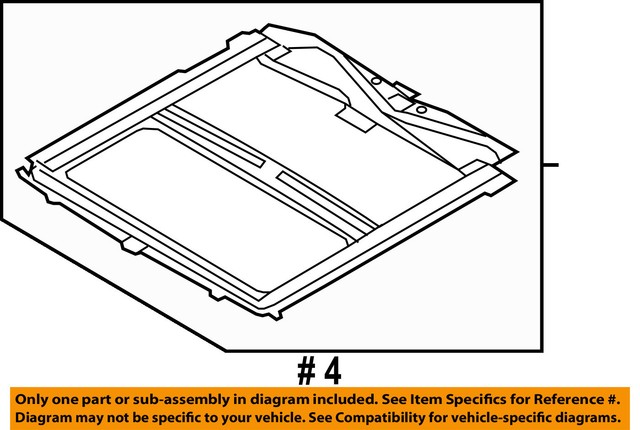 Ford OEM Sunroof Frame 8C3Z26502C22B Image 4 for sale online | eBay
