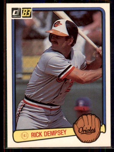 1983 Donruss Rick Dempsey #329 Baltimore Orioles | eBay