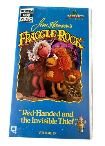 VHS Jim Henson's FRAGGLE ROCK v.#15-RED HANDED & The Invisible Thief ...