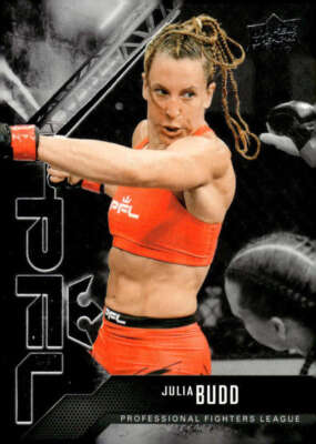 Julia Budd RC 2022 Upper Deck Professional Fighters League #12 ROOKIE ...