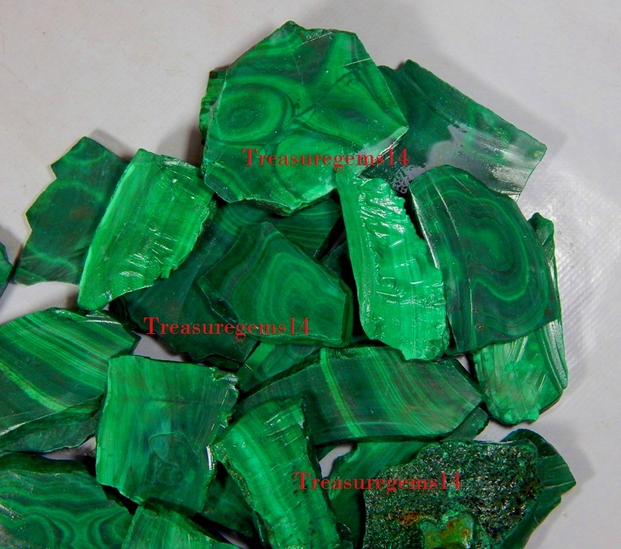 2500 CT NATURAL ANTIQUE DESIGNER GREEN MALACHITE ROCK ROUGH SLAB,TILE ...