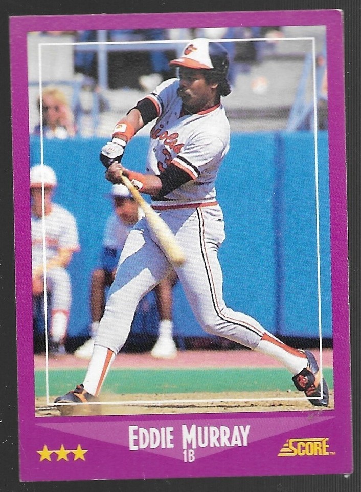 1988 Score Eddie Murray 18 Of 660 Baltimore Orioles Baseball Card | eBay