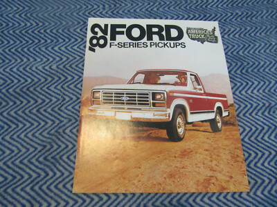 1982 FORD PICKUP TRUCKS F150 F250 F350 ORIGINAL DEALER PROMO SALES ...