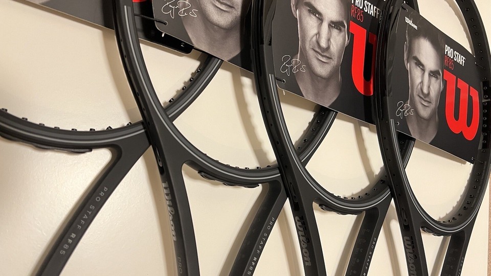 CLASSIC! Wilson Pro Staff RF85 Limited Edition Roger Federer NOS - 4 1/ ...