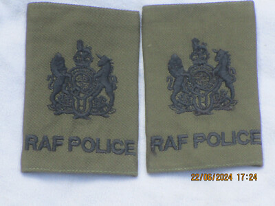 Warrant Officer 1,Royal Air Force Police, RAF,oliv, RAFP, 1 PAAR | eBay.de