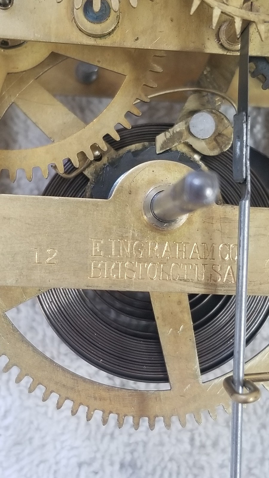 Ingraham Time Only Wall Clock Movement With Calendar Hand Option ...