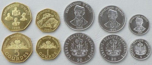 Haiti Coin Set 1995-2003 Uncirculated | eBay