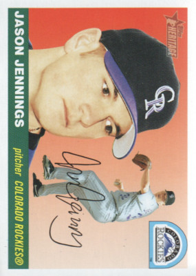 2004 Topps Heritage #187 Jason Jennings - NM-MT | eBay