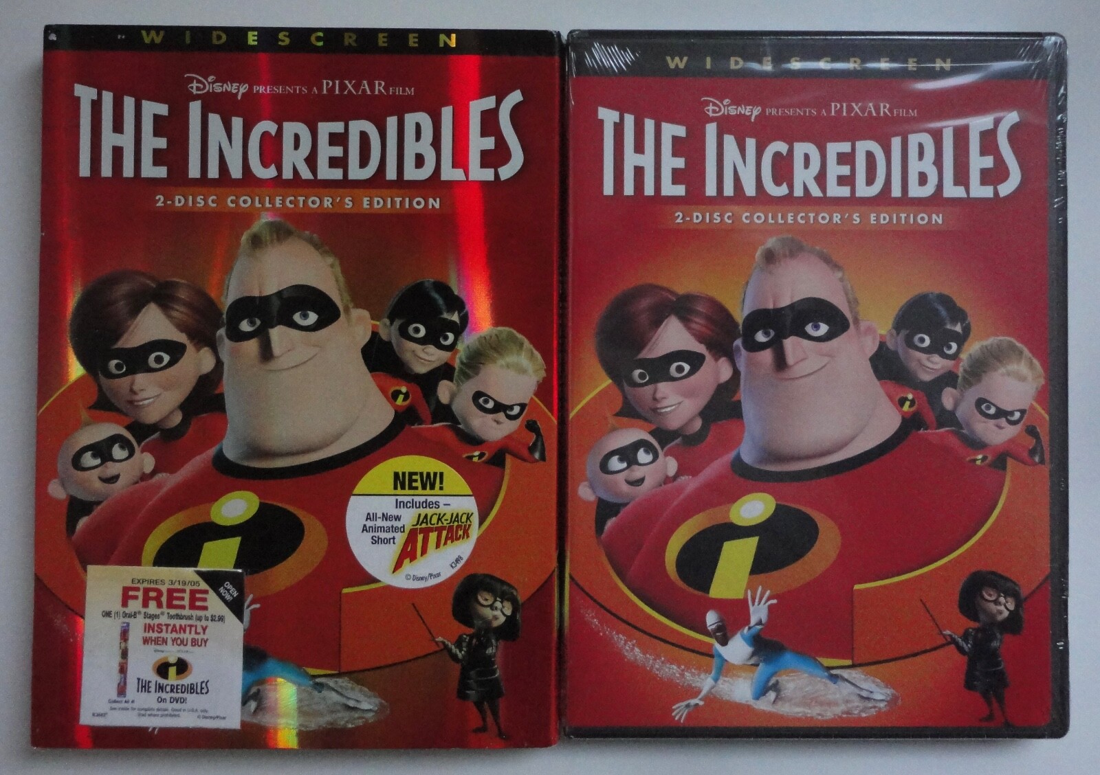 Disney The Incredibles Widescreen 2-Disc Collector's Edition DVD NEW w ...