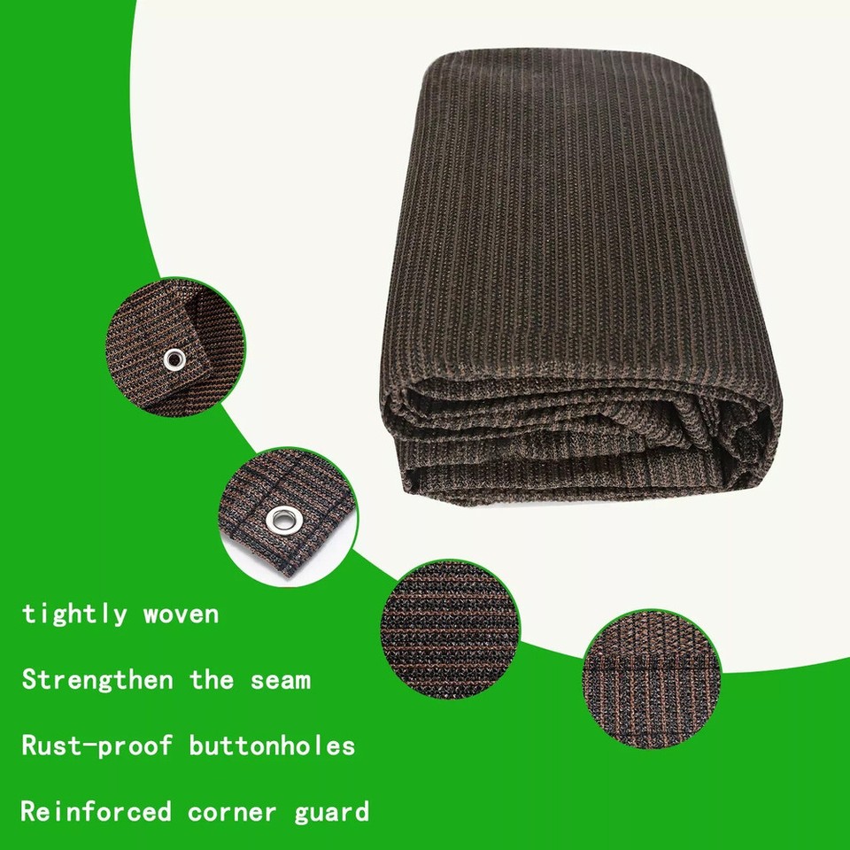 220GSM Privacy Screen Netting Garden Screening Windbreak Fencing 95% ...