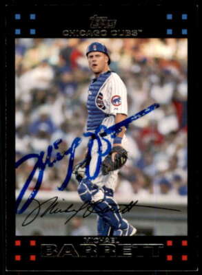 2007 Topps #68 Michael Barrett AUTOGRAPHED!! Cubs 239973 | eBay