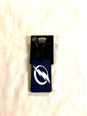 NHL Official Tampa Bay Lightning Luggage Tag Travel Bag ID Golf Tag ...