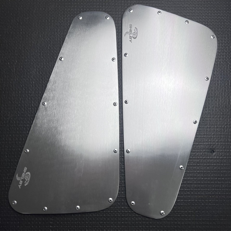Shelby Quarter Window Covers Ford Mustang Super Snake Cobra GT500 05-09 ...