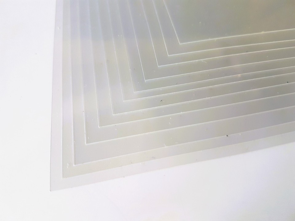 Acetate Plastic Sheet Thin Clear 0.1mm thick, A5 & A4 - Single, 5 or 10 ...