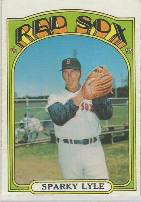 1972 Topps Baseball Card #259 - Sparky Lyle - Pitcher - Boston Red Sox ...