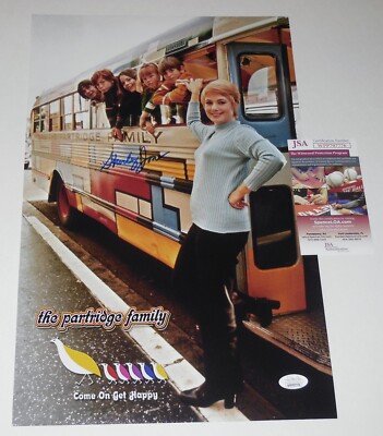 SHIRLEY JONES AUTOGRAPHED 11x17 REPLICA "PARTRIDGE FAMILY" POSTER - JSA ...