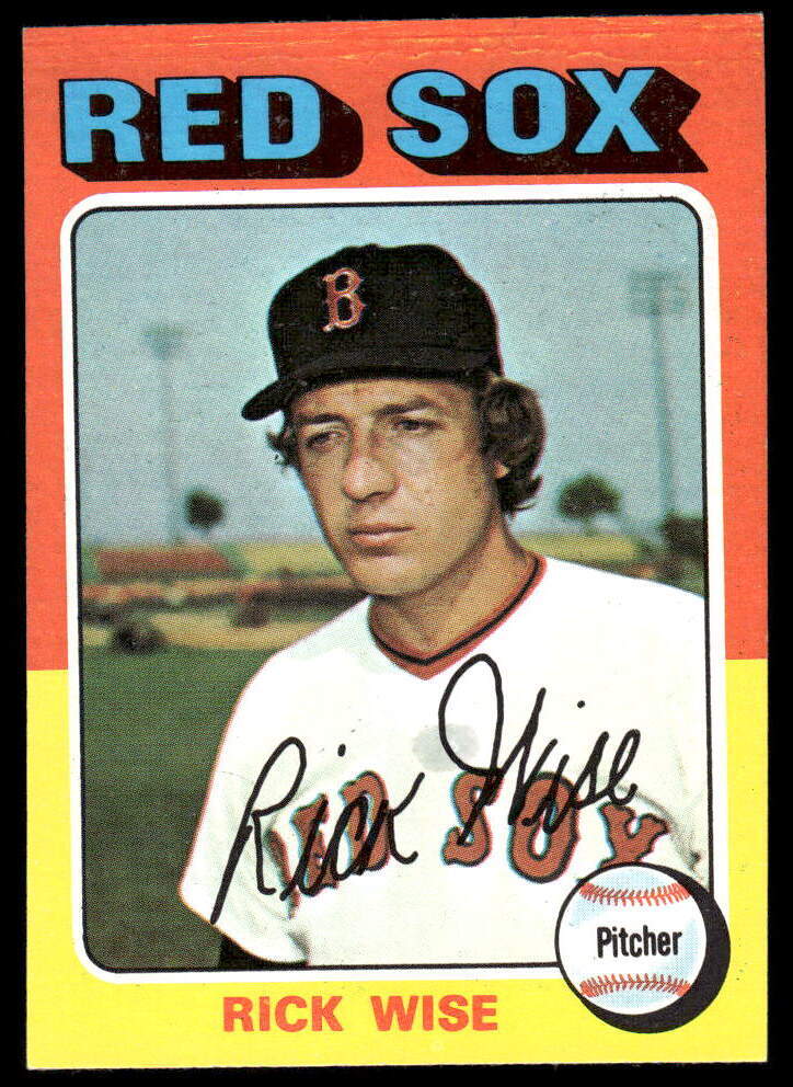 1975 Topps #56 Mini Rick Wise Baseball Boston Red Sox | eBay
