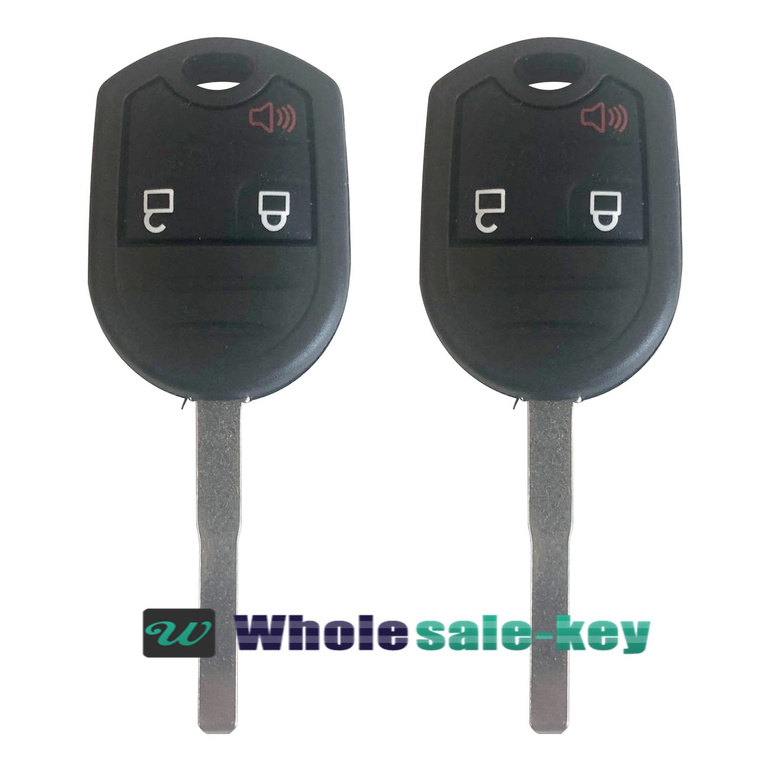 2 New Replacement Keyless Entry Remote High Security Car Key Fob for ...