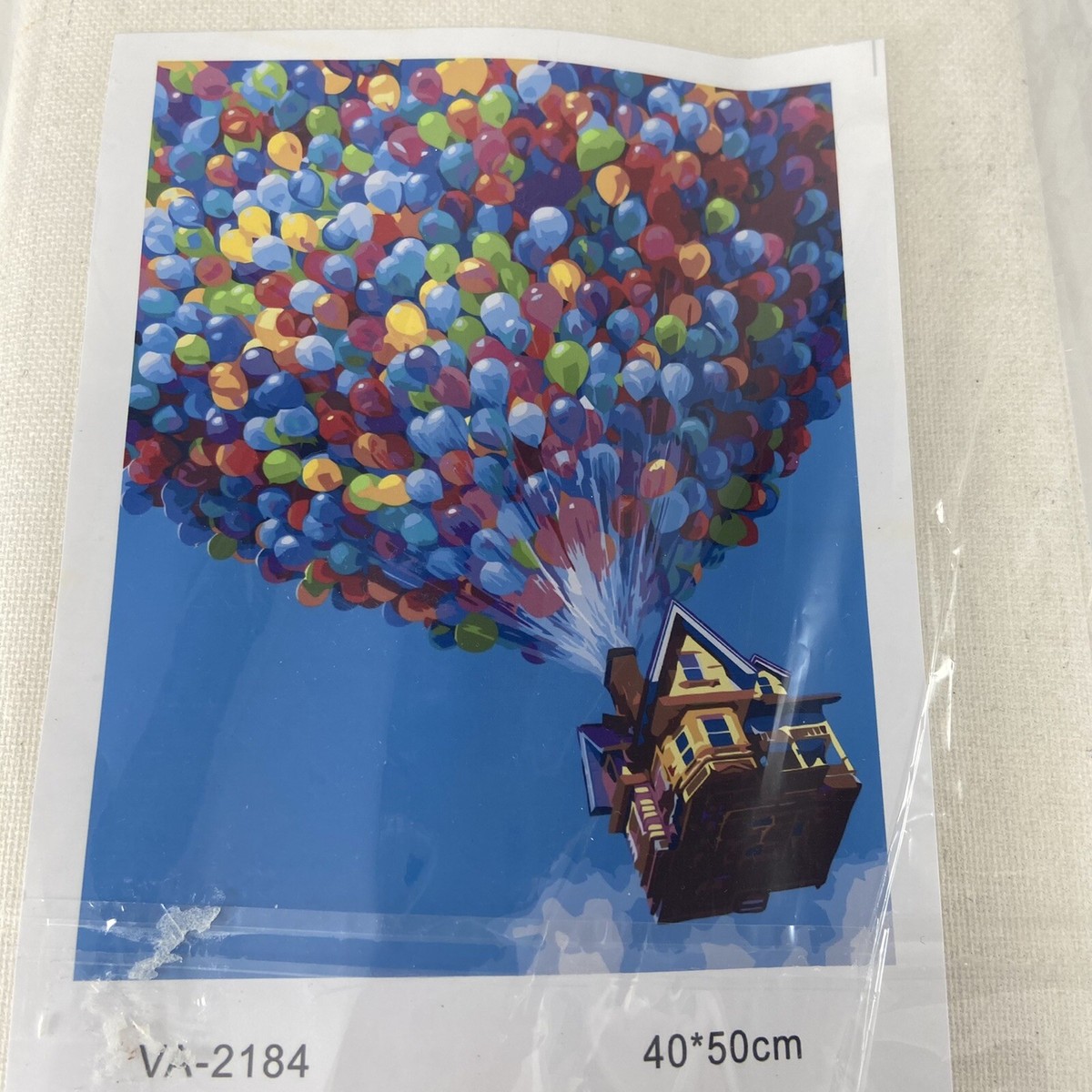 Up House Balloons Painting