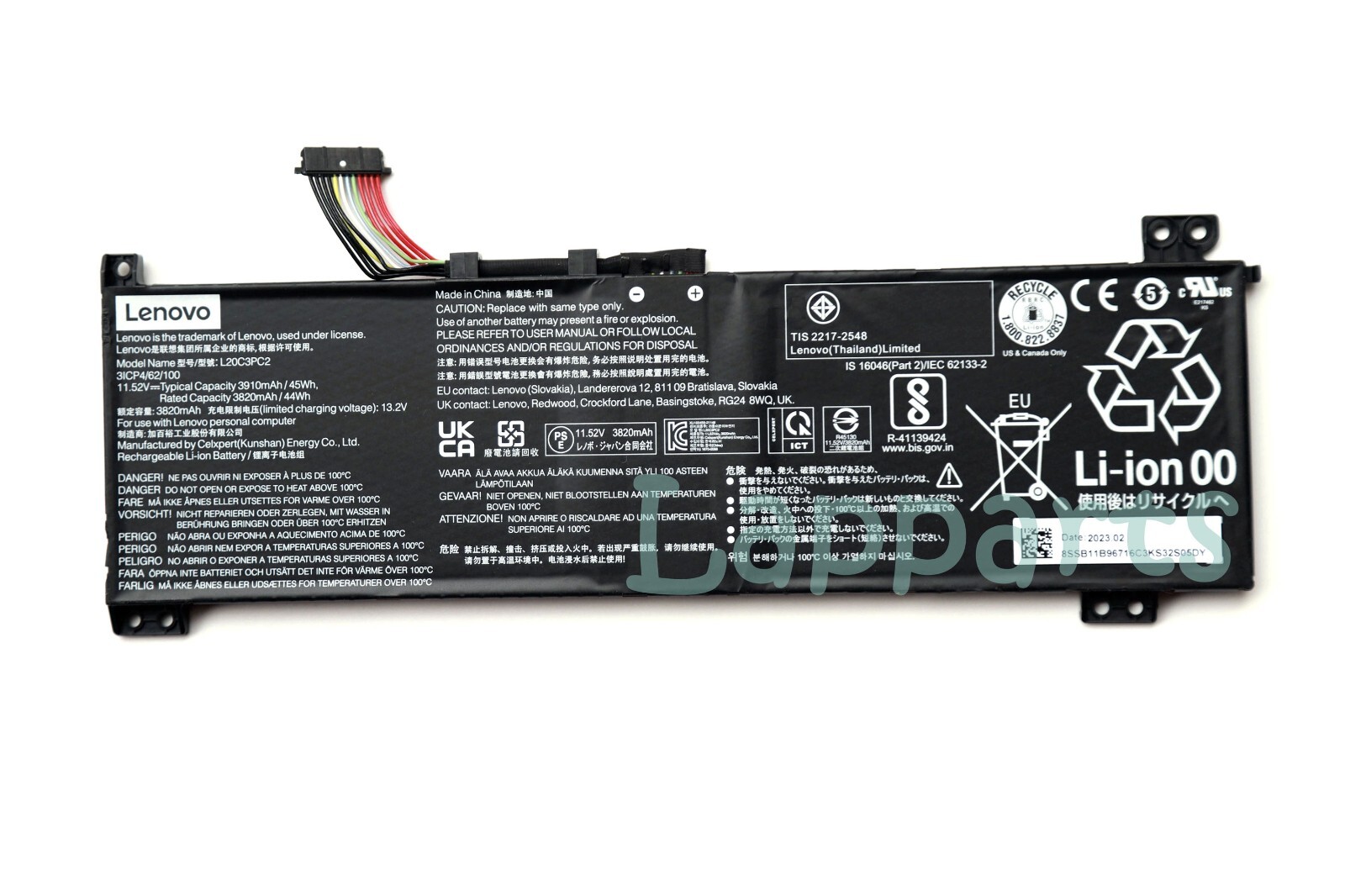 Genuine L20C3PC2 L20M3PC2 Battery for Lenovo Ideapad Gaming 3-15ACH6 3 ...