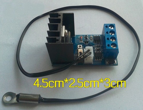 DC 12V 1A Automatic PC CPU Fan Temperature Control Speed Controller | eBay