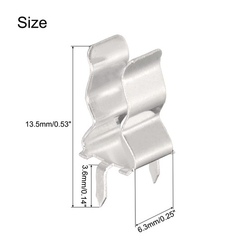 Fuse Clips for 5x20mm Glass Ceramic Tube Holder Clamps 30 Pcs,Silver | eBay