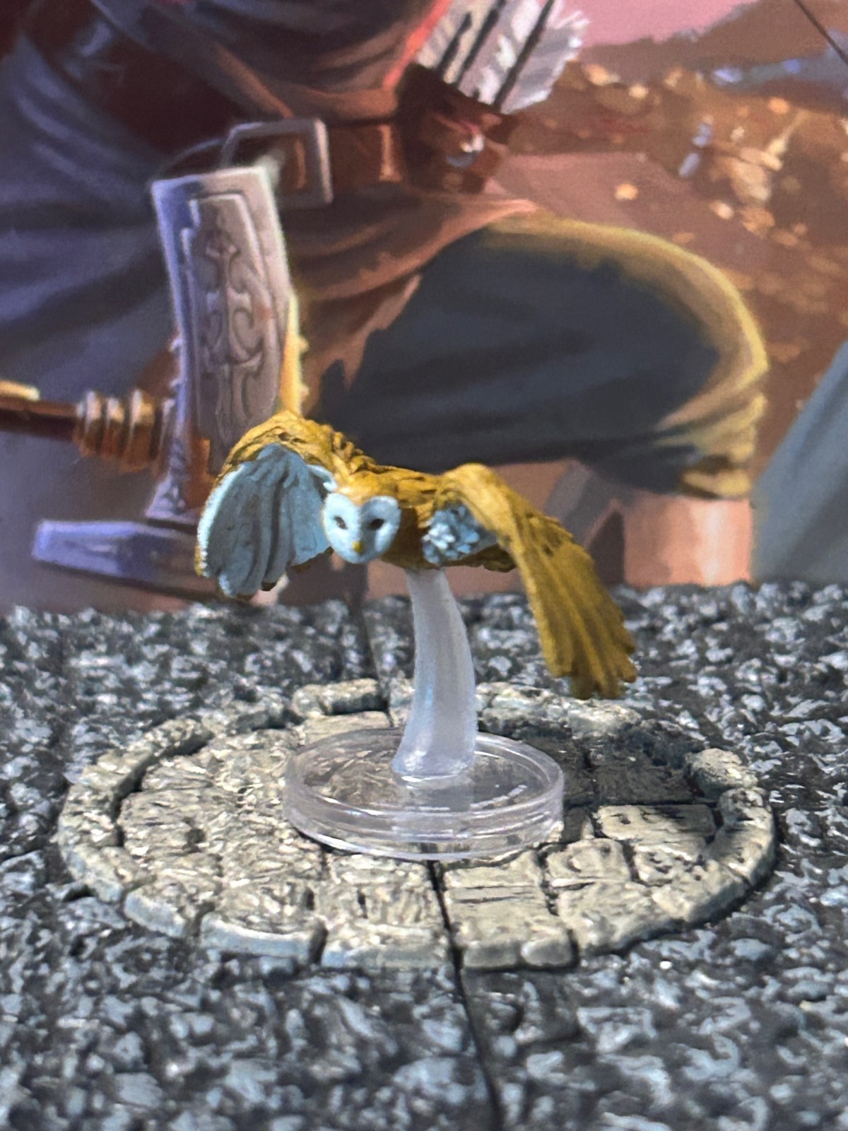 Owl D&D Miniature Dungeons Dragons Wild Shape Polymorph summoned druid ...